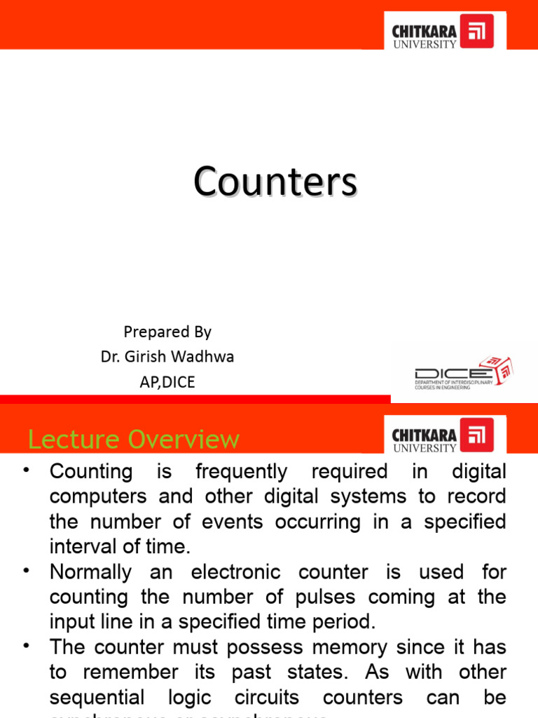 Counters Download Free Pdf Electronic Circuits Telecommunications