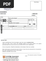 Economics HSC 2024 v3 | PDF