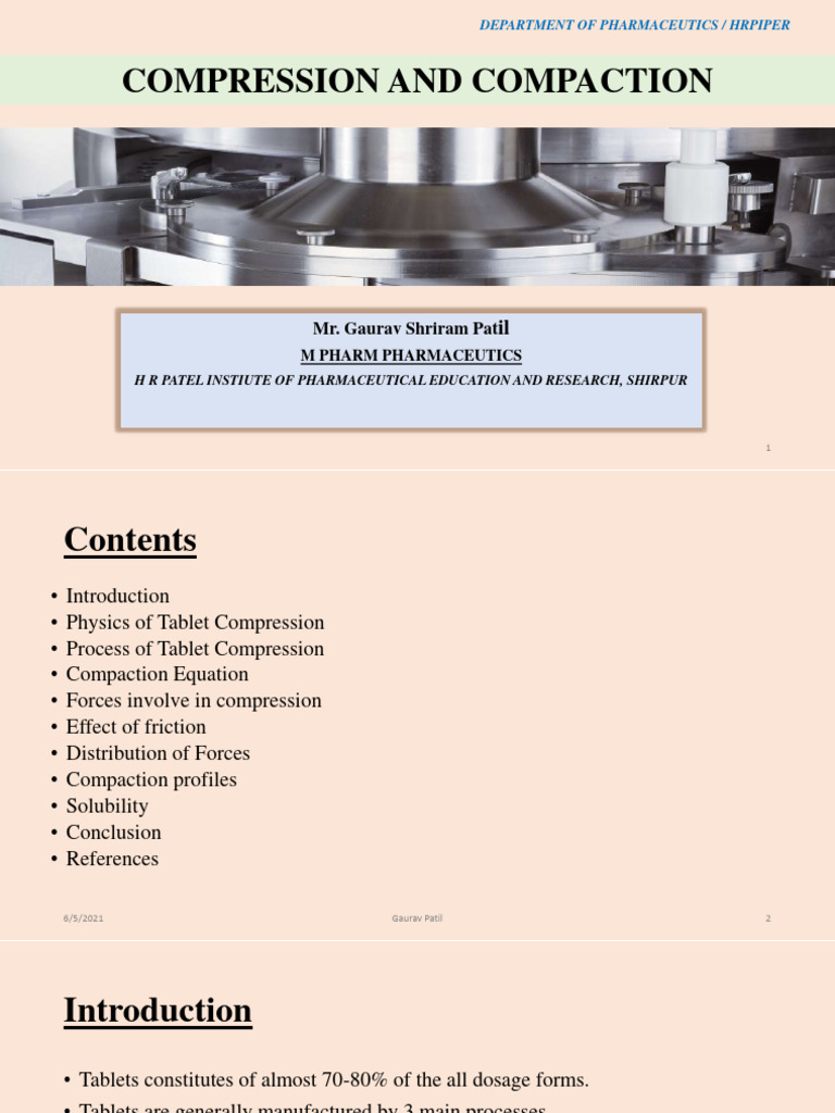 Compressionandcompaction 210506084804 | PDF