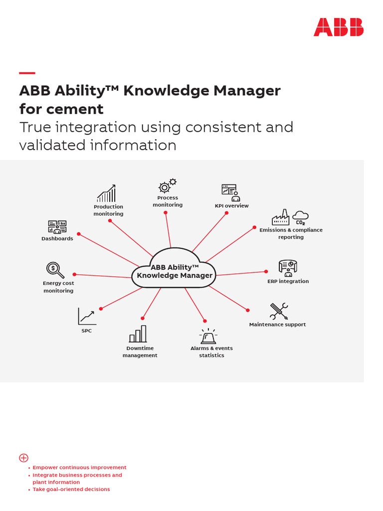 2019 - 10 ABB - Ability™ Knowledge Manager For Cement | PDF