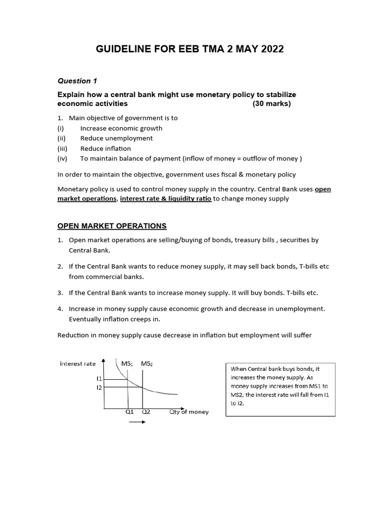 Guideline For Tma | PDF | Central Banks | Inflation