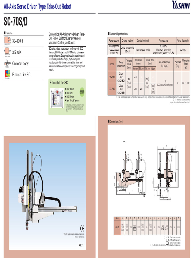 sc70 en | PDF | Servomechanism | Manufactured Goods