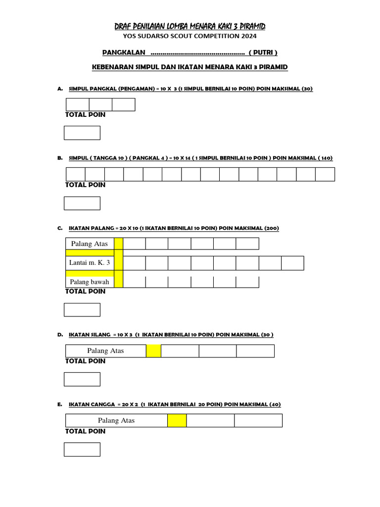 DRAF MENARA KAKI 3 PIRAMID-1 | PDF