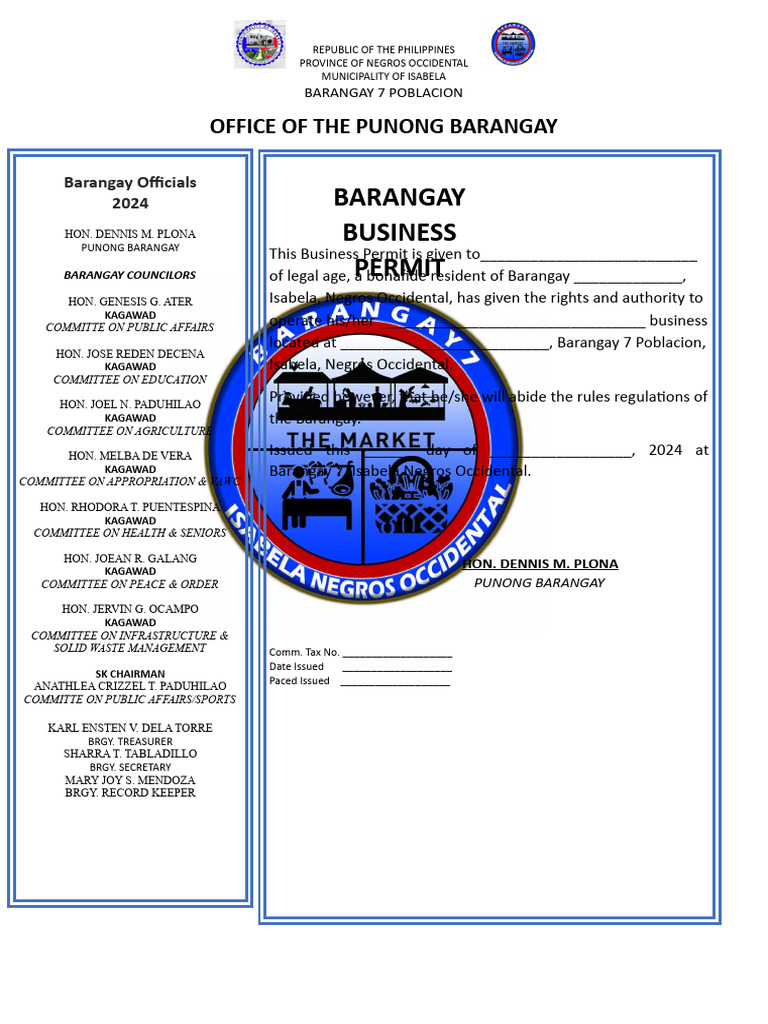 Business Permit | PDF