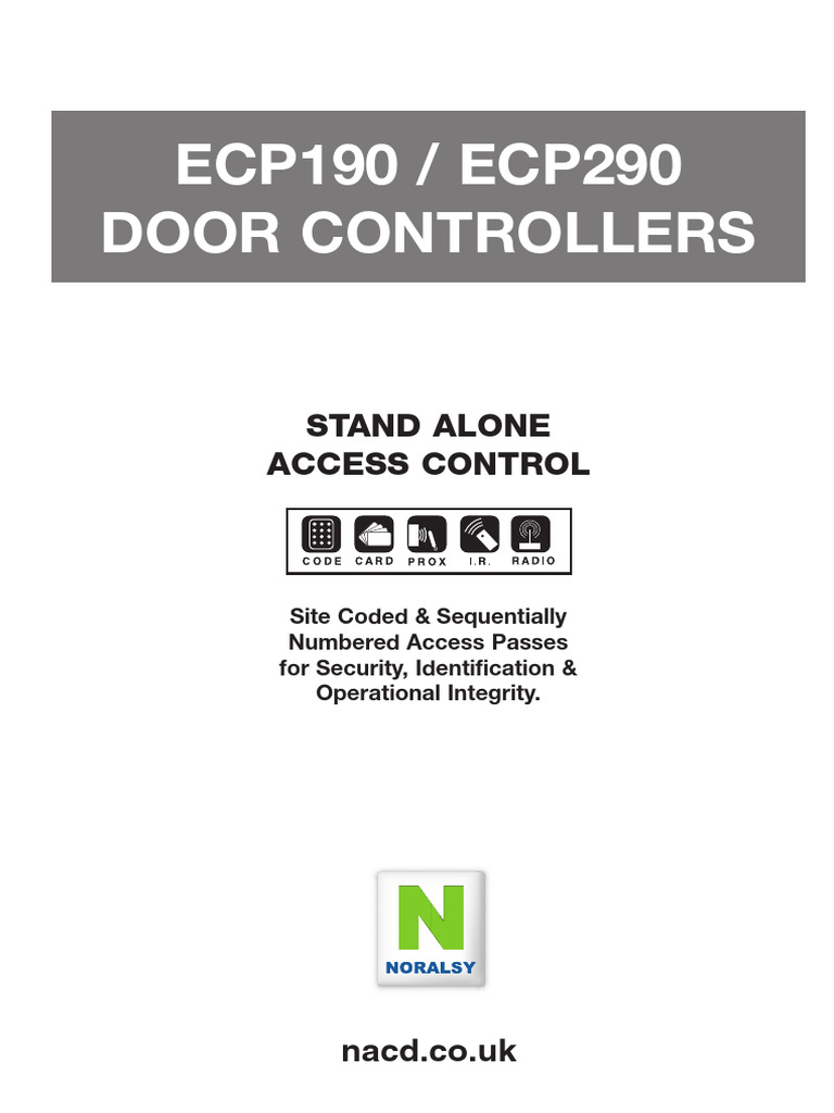 Ecp190 & Ecp290 Manual | PDF