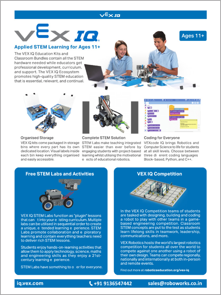 VEX IQ Kit Brochure | PDF