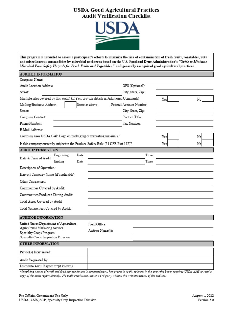 Gap Checklist Version 3 | PDF