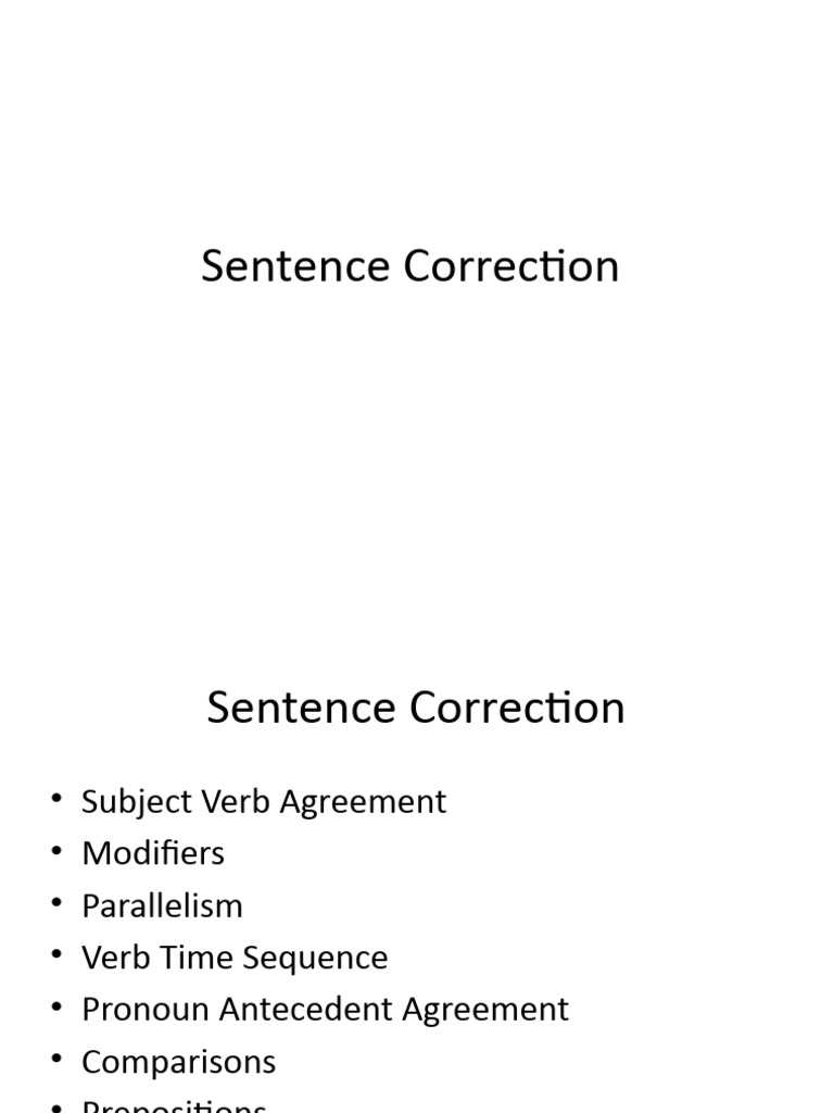Sentence Correction TEST PRACTICE-1 | PDF