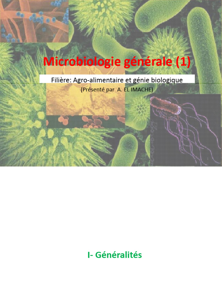 Cours-Microbiologie générale | PDF