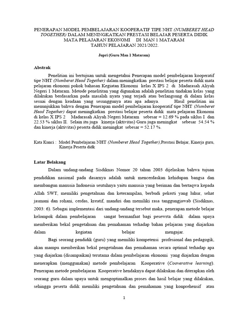 Draf Artikel Revisi | PDF