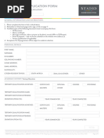 Stadio Namibia Registration Form 2024 | PDF | Mail | Fee