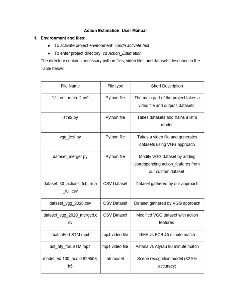 Manual Action Estimation | PDF | Function (Mathematics) | Computer File