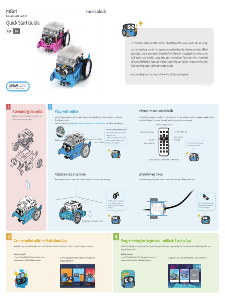 Mbot Quick Start Guide | PDF