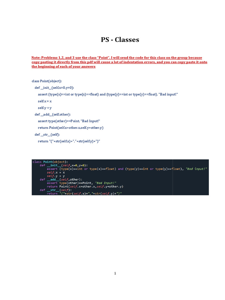 PS Classes | PDF | Parameter (Computer Programming) | Computer Programming PS Classes | PDF | Parameter (Computer Programming) | Computer Programming