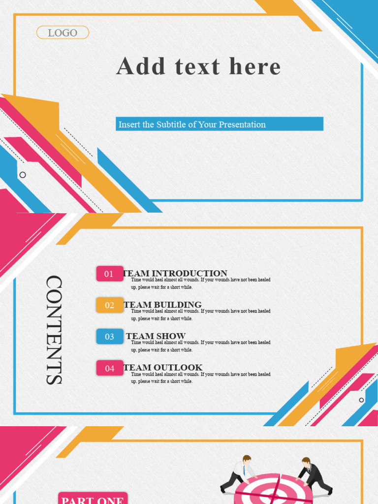 Colorfull Template | PDF | Computing | Graphic Design