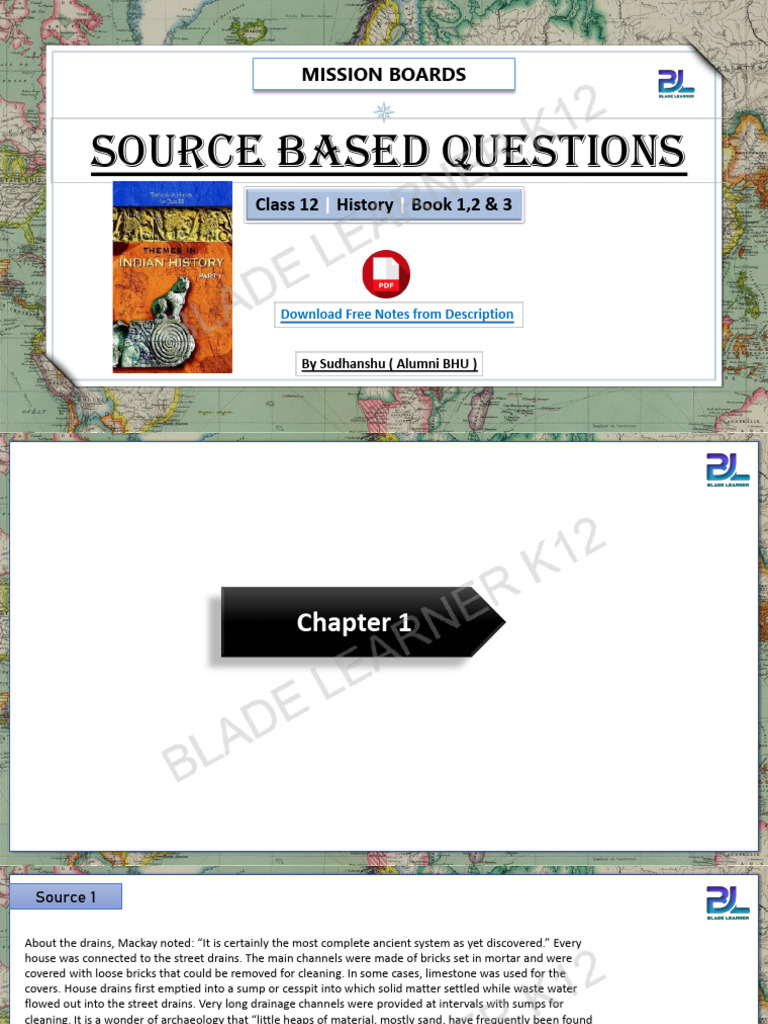 Source Based Questions | PDF