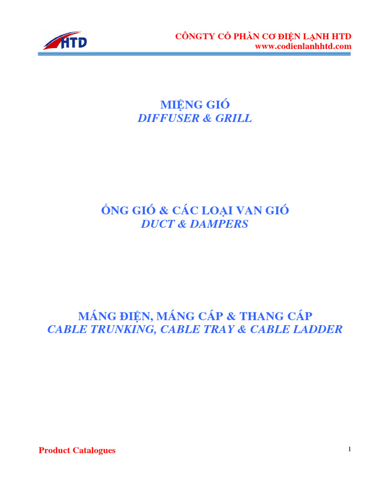 Miệng gió-HTD Catalogues. | PDF