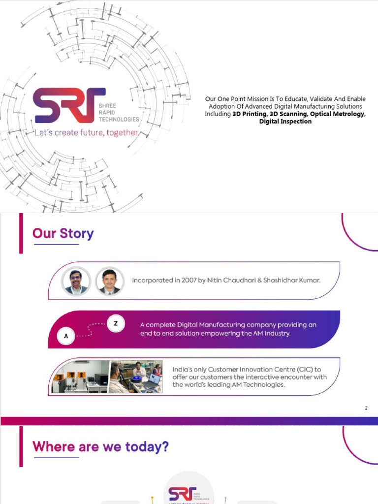 SRT Introduction Additive Manufacturing Technologies | PDF | Computers