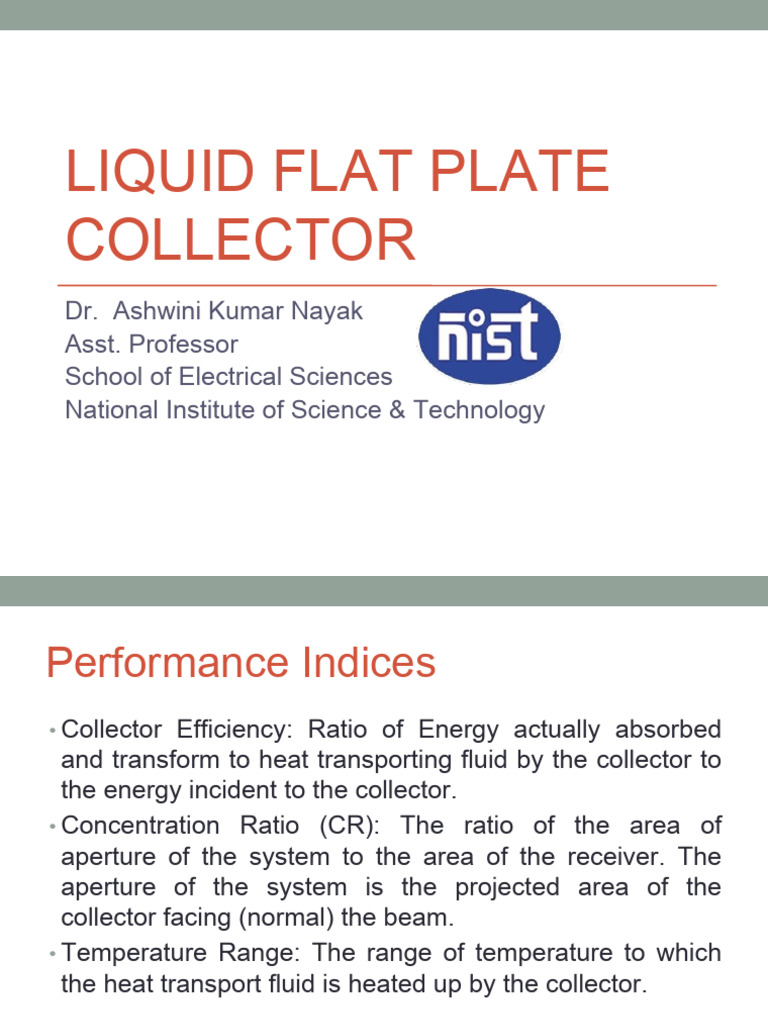 Liquid Flat Plate | PDF