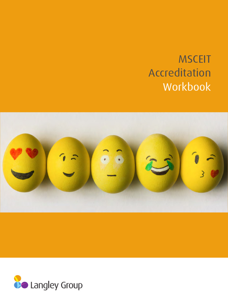 MSCEIT-Workbook May19 | PDF