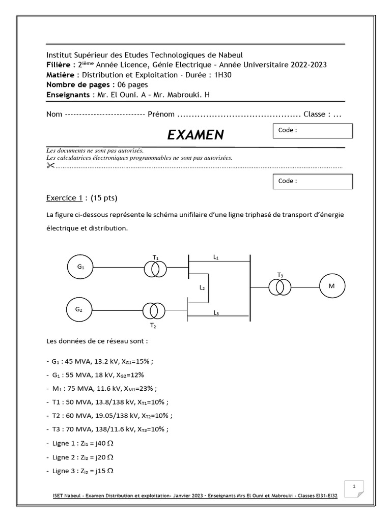 Examen Distribution Janvier 2023 | PDF