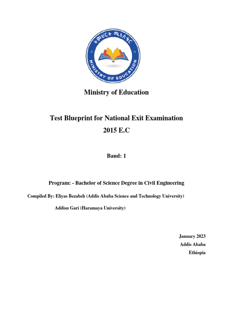 Final Test BluePrint Civil | PDF