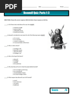 Beowulf Guided Reading Packet | PDF | Beowulf