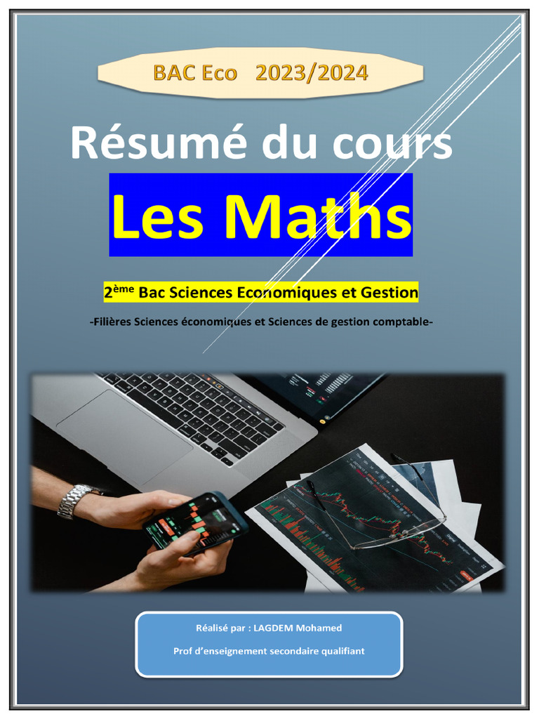 Résumé Maths BAC - Eco | PDF