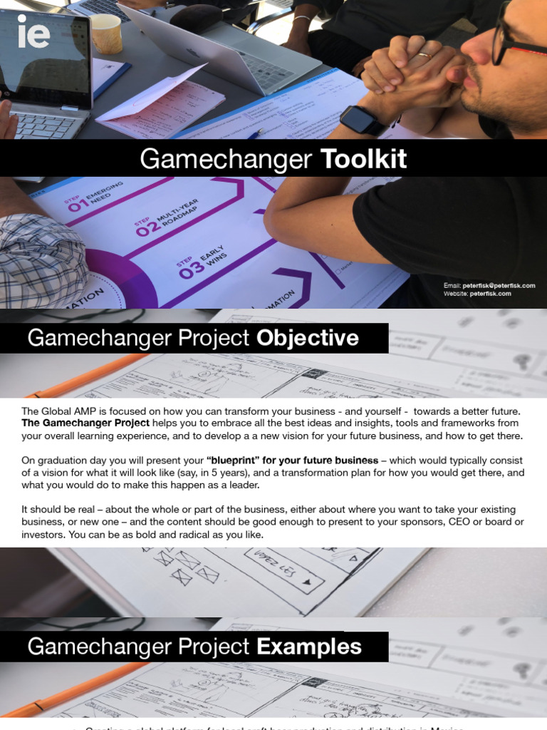 Gamechanger Toolkit for Business Transformation | PDF | Brand | Goal