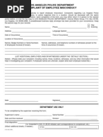 Employee Safety Violation Form | PDF