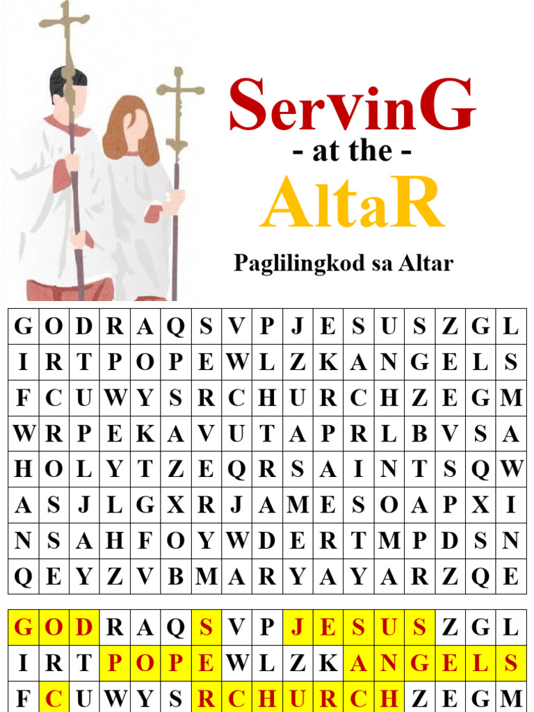 Ministry of Altar Servers | PDF