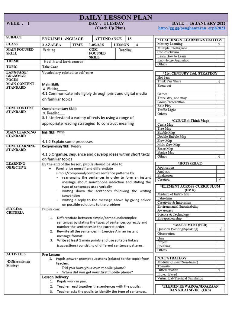 Form 2 Lesson 5 | Download Free PDF | Learning | Cognition
