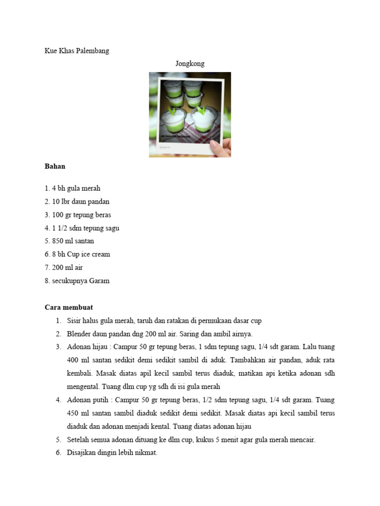 Rendah Kalium Dan Protein Palembang | PDF