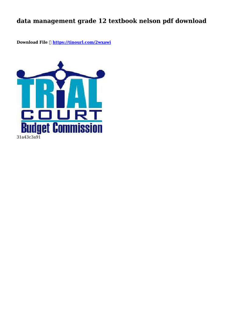 Data Management Grade 12 Textbook Nelson PDF Download | PDF | Self ...