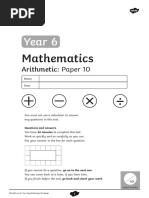 2024 KS2 Arithmetic Paper 1 | PDF | Copyright | License