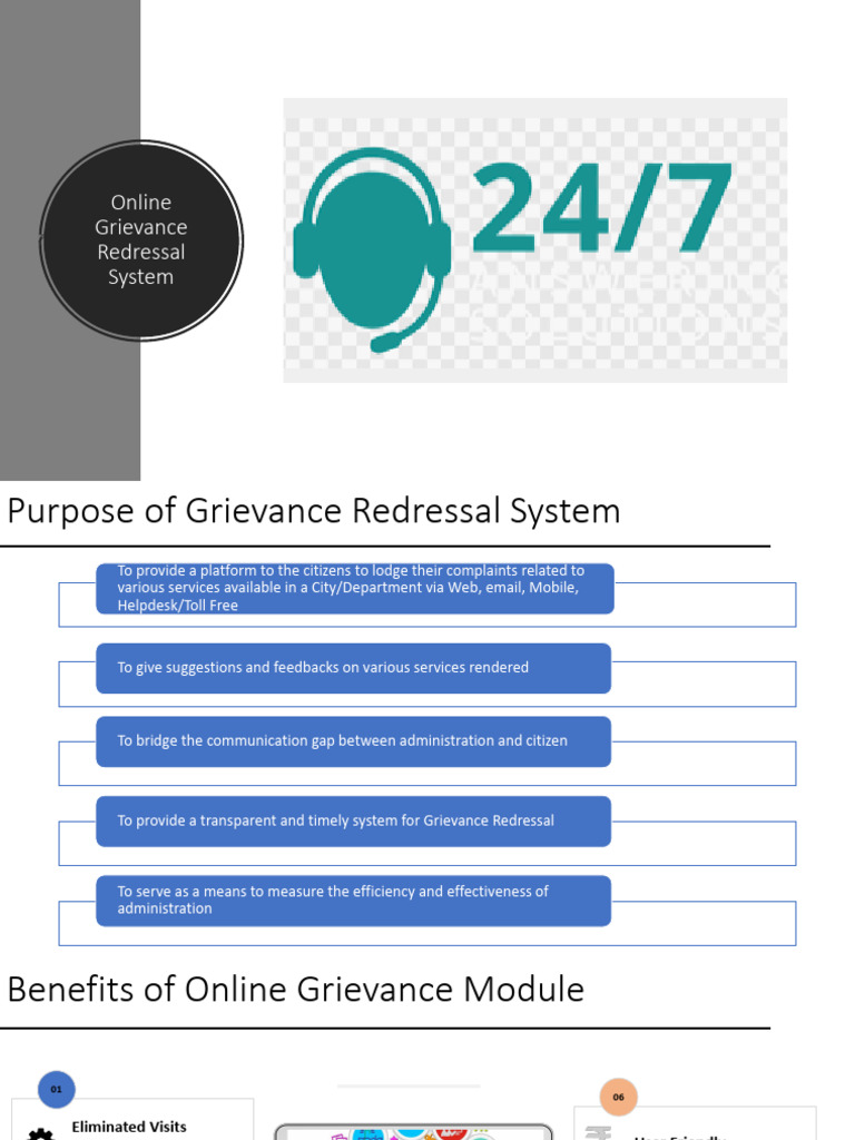 Online Grievance Redressal Solution | PDF