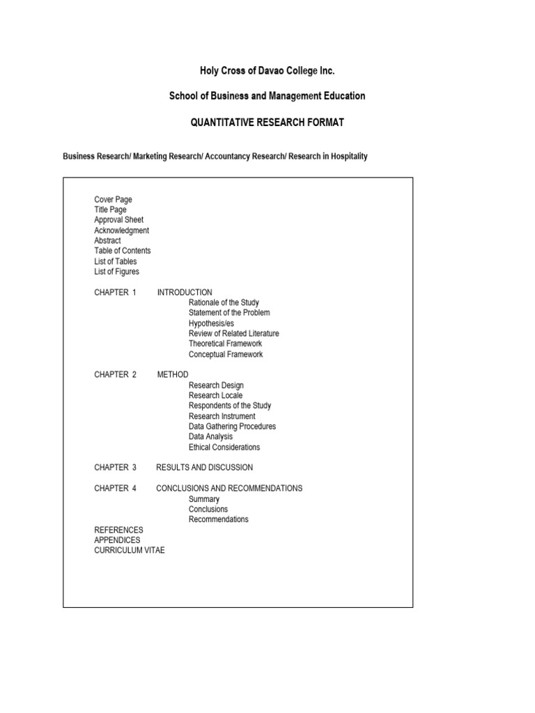 research format | PDF