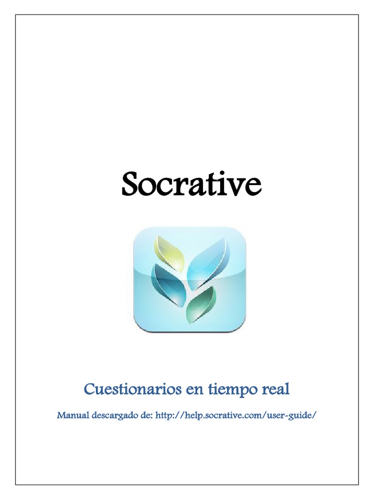Manual Socrative | PDF | Cuestionario | Ios