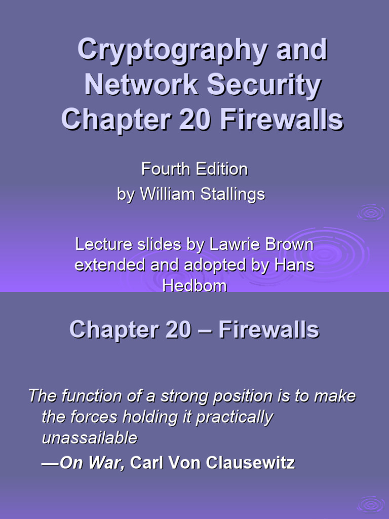 Firewalls | PDF | Proxy Server | Firewall (Computing) Firewalls | PDF | Proxy Server | Firewall (Computing)