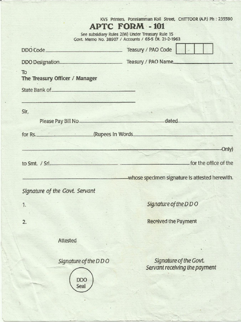 Aptc 101 Treasury | PDF