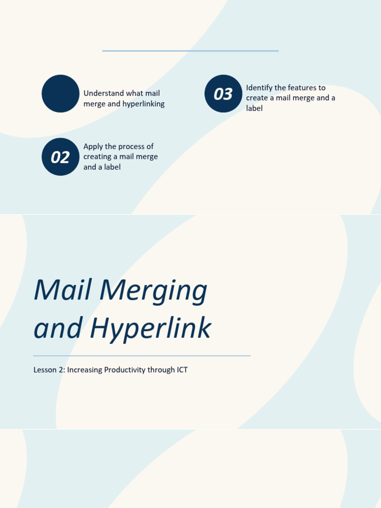 M2 Mail Merge and Hyperlinking | PDF