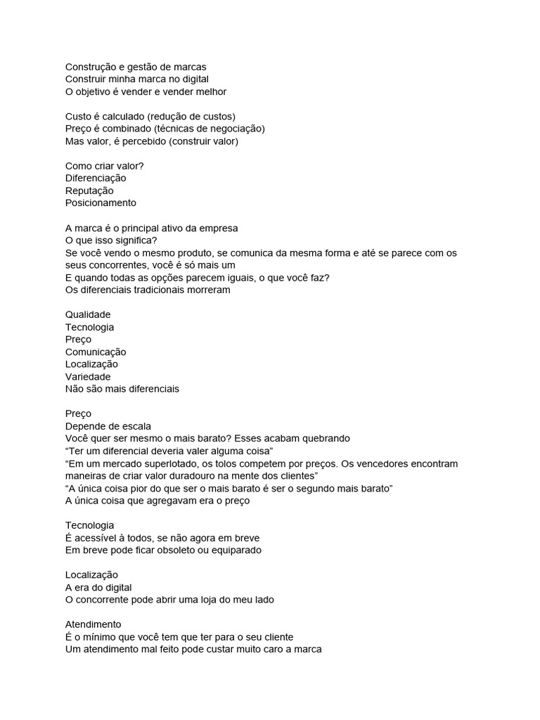 Branding e Posicionamento | PDF | Marca | Gestão de marcas
