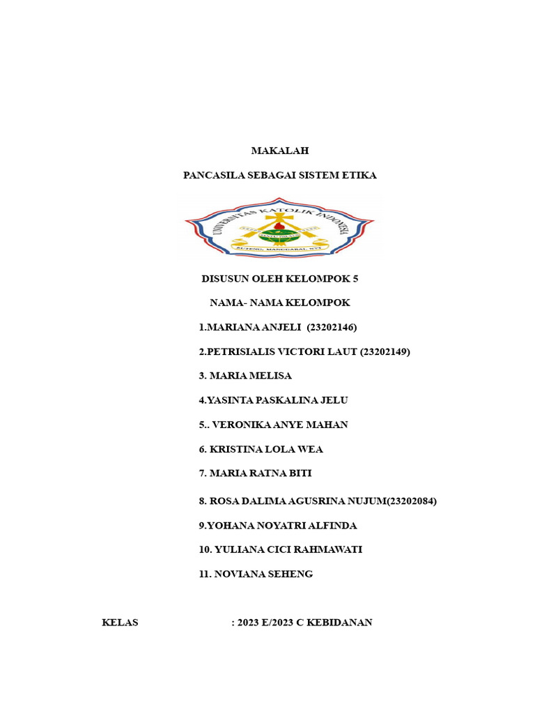 Makalah Pancasila Kel 5 | PDF