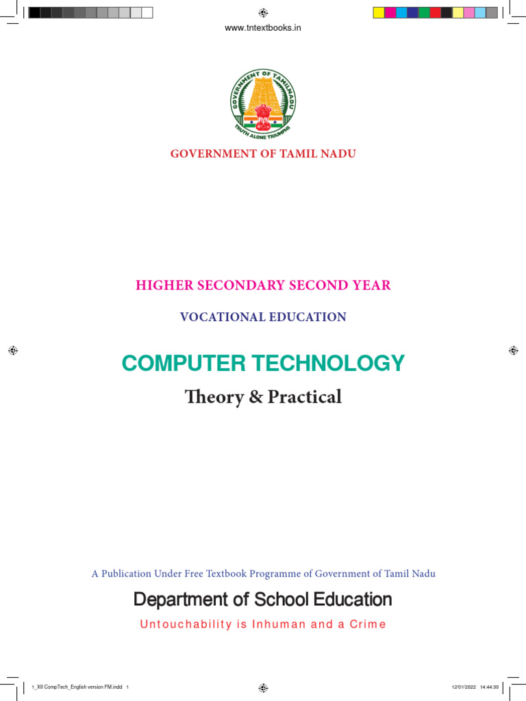 12th Computer-Technology EM - WWW - Tntextbooks.in | PDF | Window (Computing) | Cursor (User ...