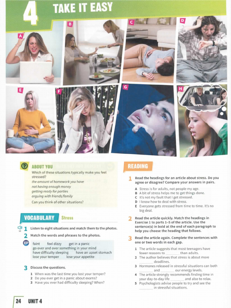 11th Graders Unit 5 Getting Angry Extra Material Prepare 7 SB | PDF