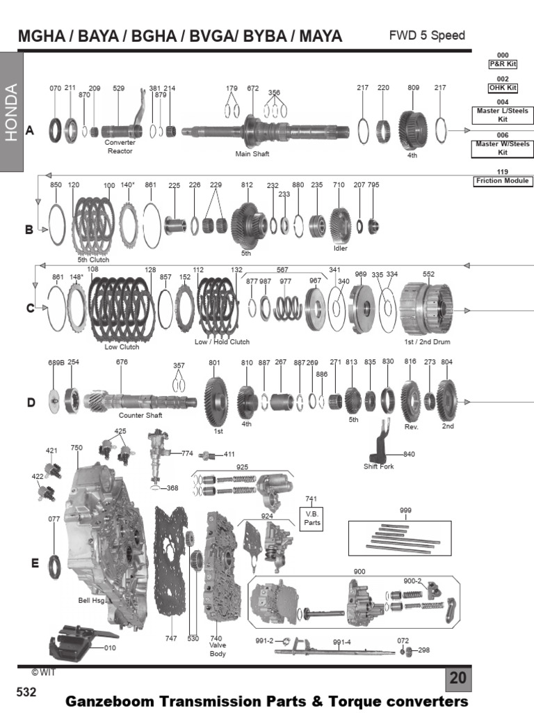 MGHA BAYA BGHA BVGA BYBA MAYA 5 Speed | PDF | Clutch | Land Vehicles