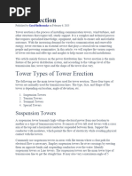TYpes of Tower | PDF | Electric Power Transmission | Electricity
