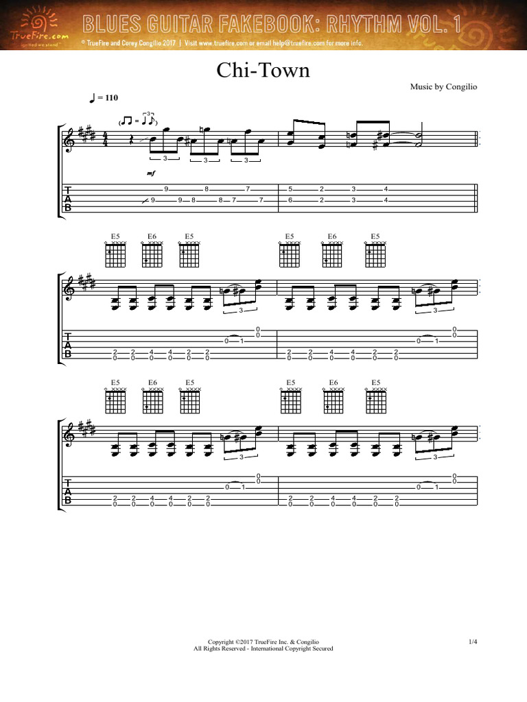 Blues In E Chicago Pdf