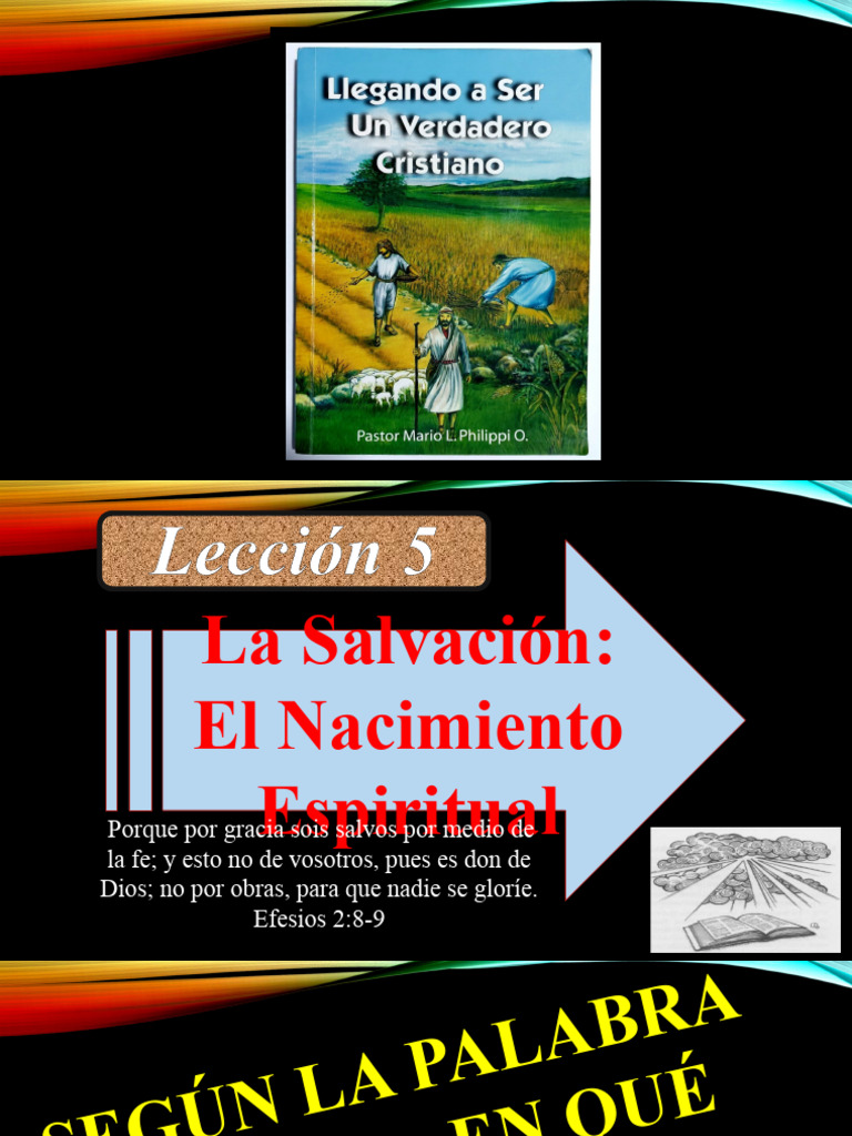 Leccion 5 Llegando A Ser Un Verdadero Cristiano 3 | PDF