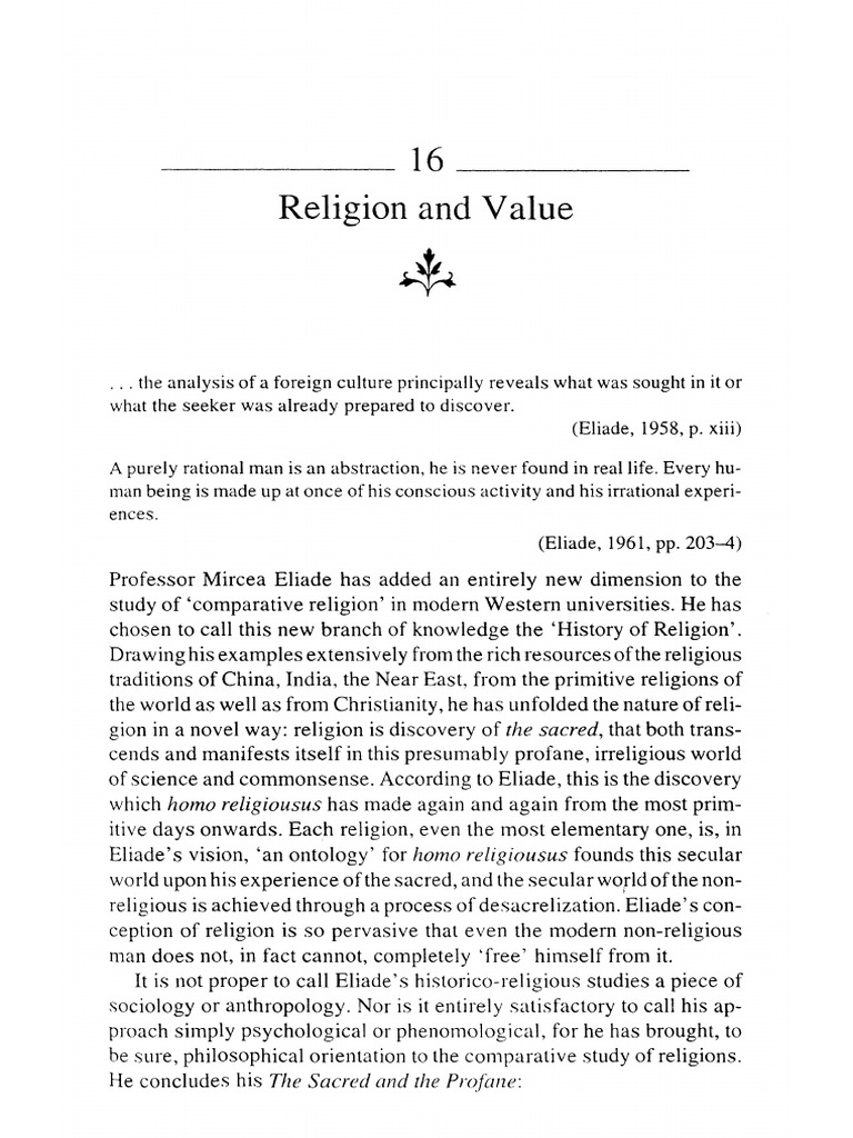 Religion and Value | PDF